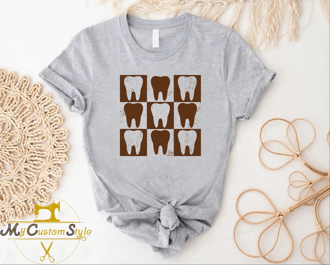 Dental Tooth T-shirt, Dental Assistant Tee, Dentist Gift, Dental ...
