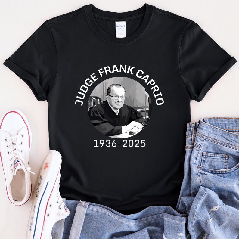 Judge Frank Caprio 1936-2025 T-shirt, Frank Caprio Memorial Shirt, R.I ...