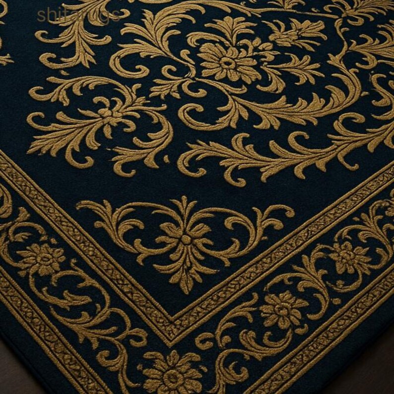 Shifarugs Royal Velvet Tufted Carpet – Luxurious 3D Design for Living ...