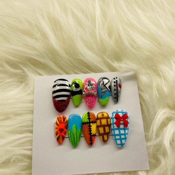 Wizard of Oz Nails - Etsy