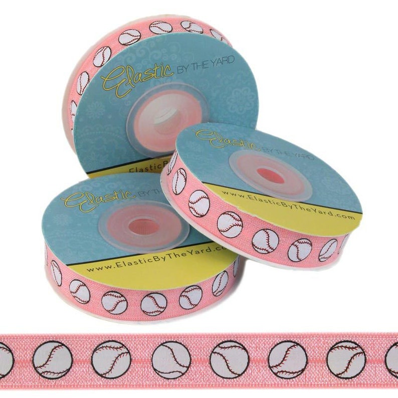 Football Soccer Ball Baseball Fold Over Elastic Printed - Etsy