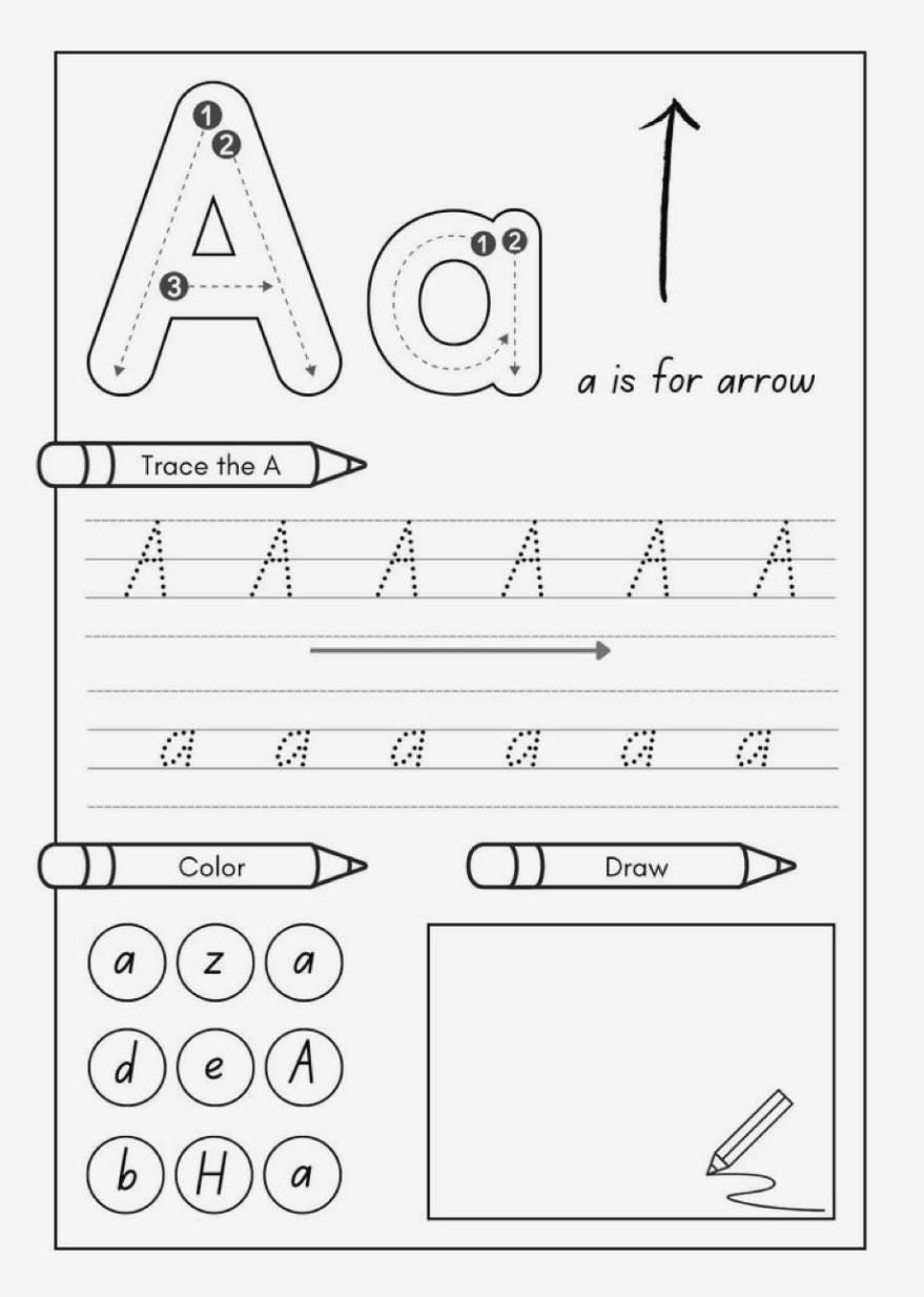 ABC Alphabet Coloring Pages – Printable PDF for Kids, Toddlers ...
