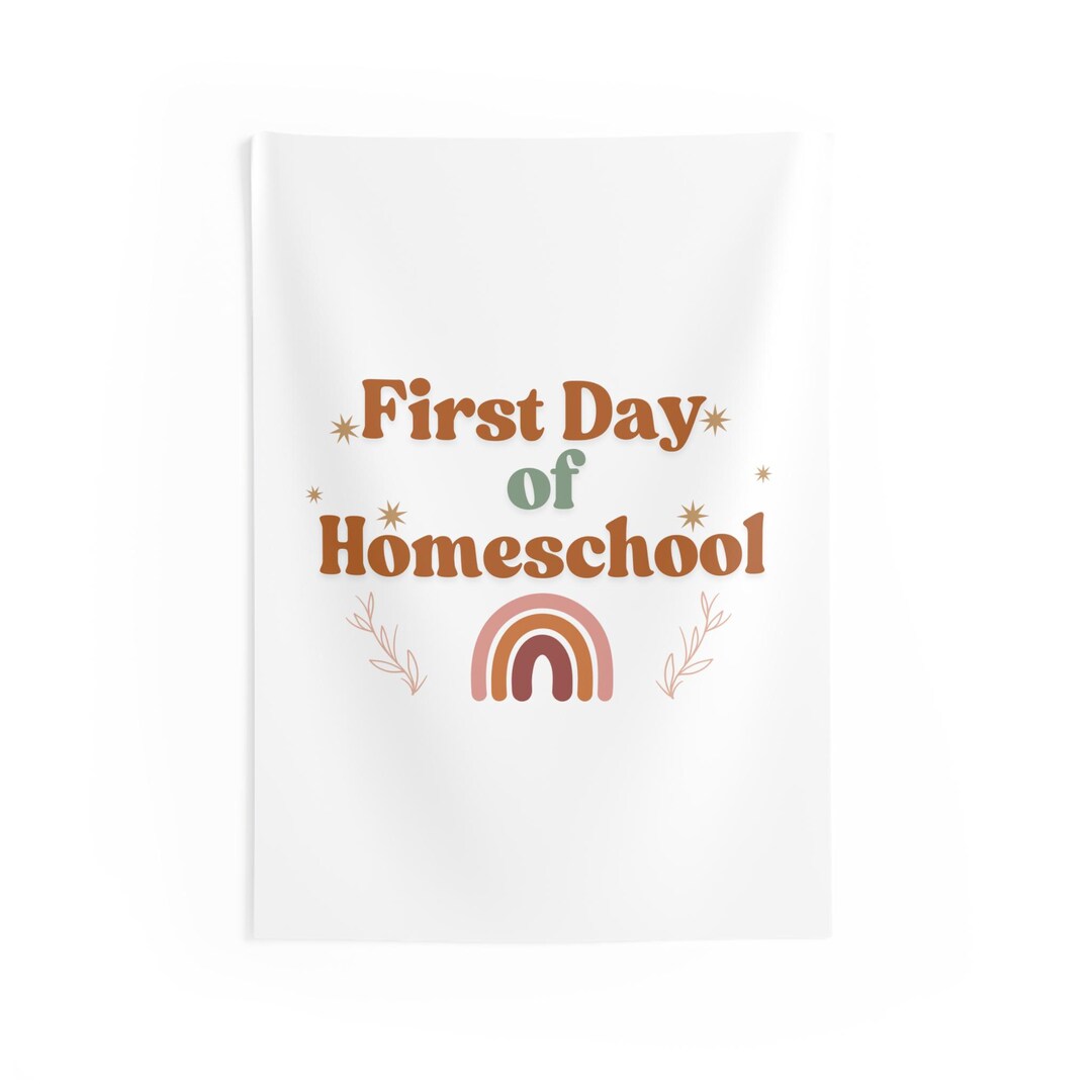 First Day of Homeschool Banner – Back to School Photo Prop - Etsy