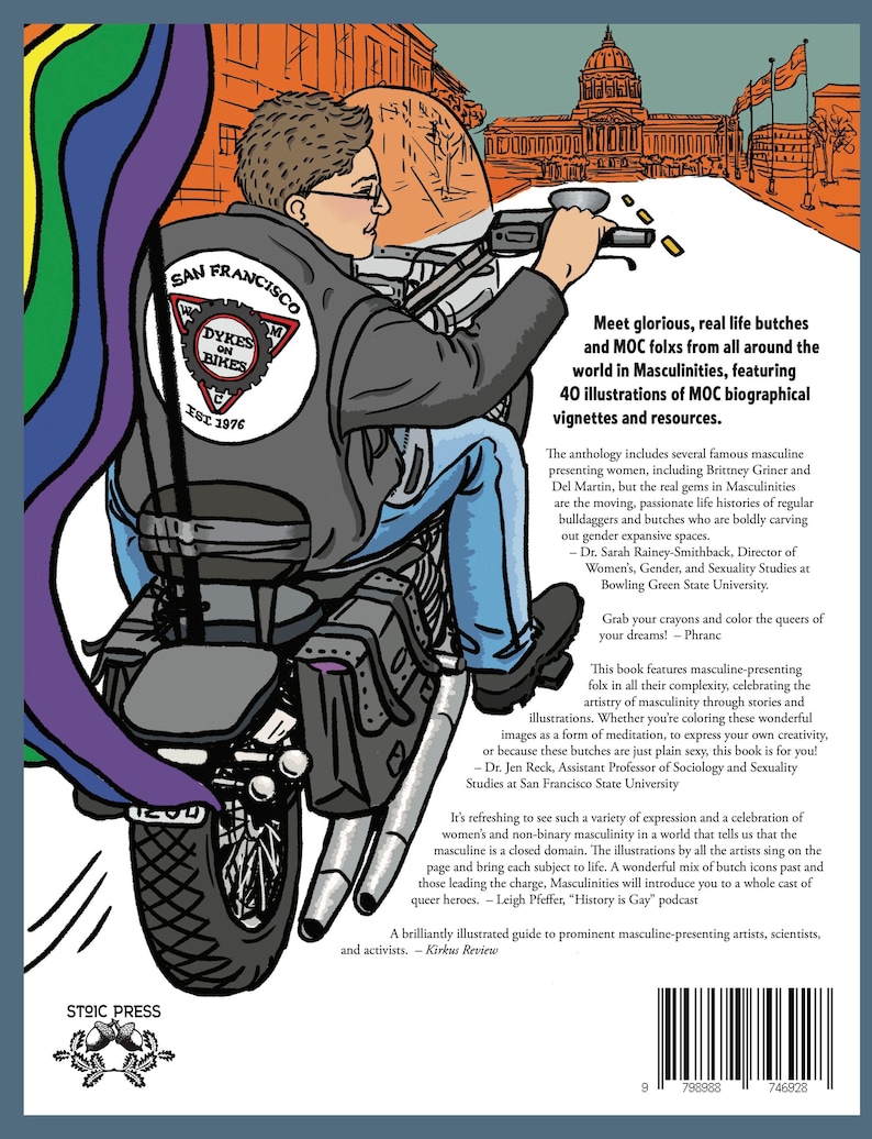 Masculinities Coloring Book: Boi * Bulldagger * Butch * Masc * MOC ...