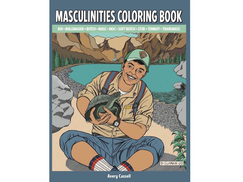 Masculinities Coloring Book: Boi * Bulldagger * Butch * Masc * MOC ...