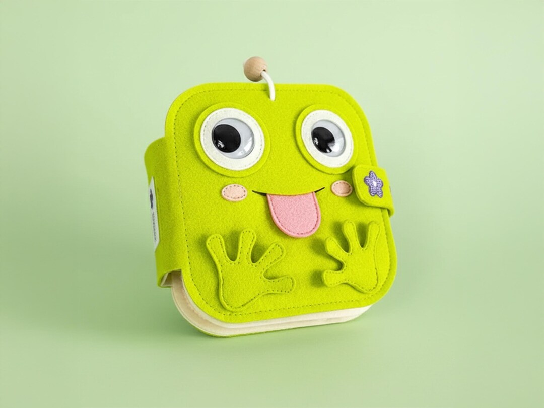 SILLY FROG MNB1 Handmade Felt Sensory Interactive Mini Quiet Books ...