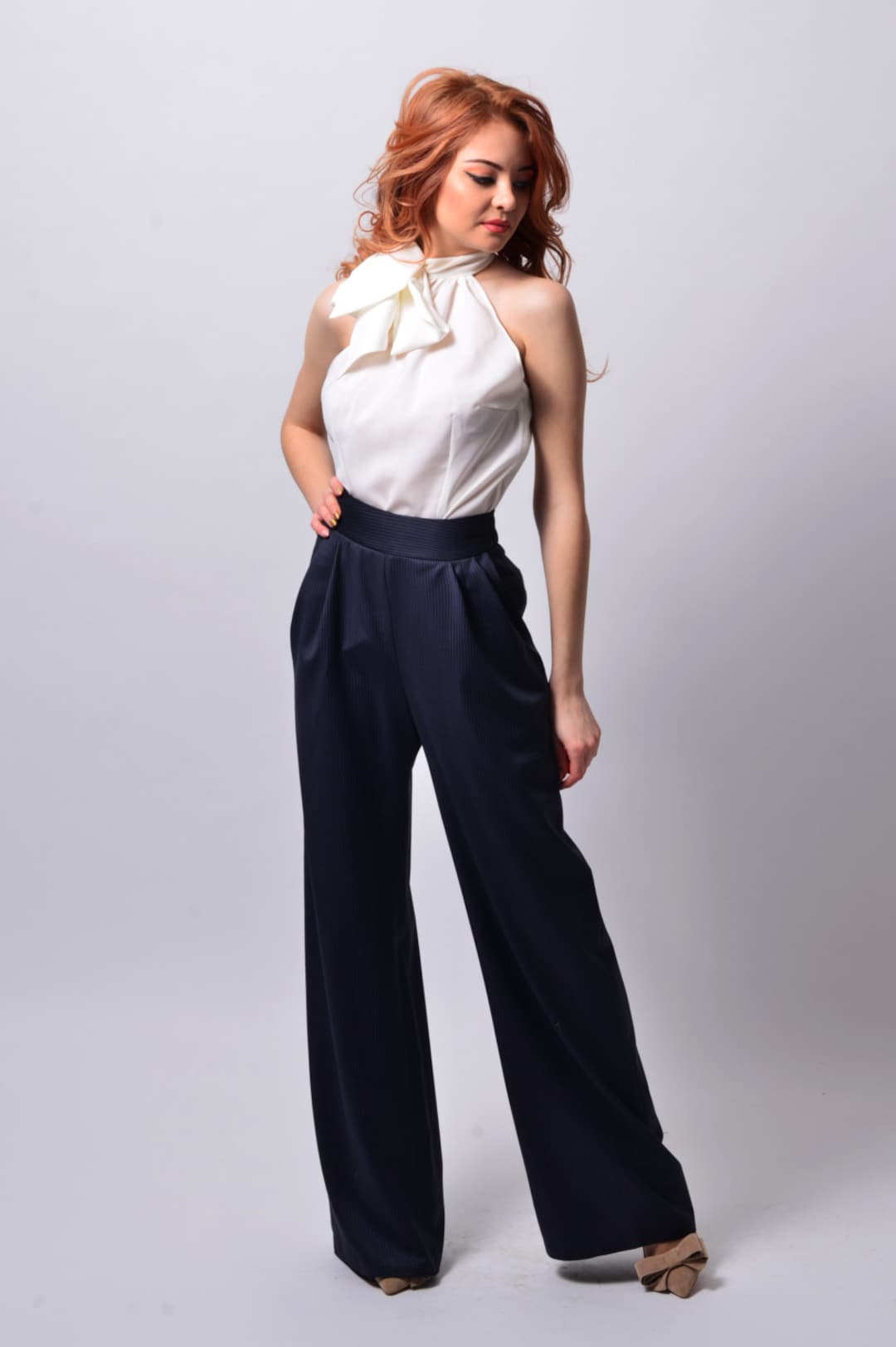 Large Pants, Trousers Wide Leg Maxi With Pockets, Loose Fit | Charlie ...