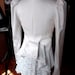White Jacket, Ruffle Collar, One Button, Ruffle Back, for Women, Made ...