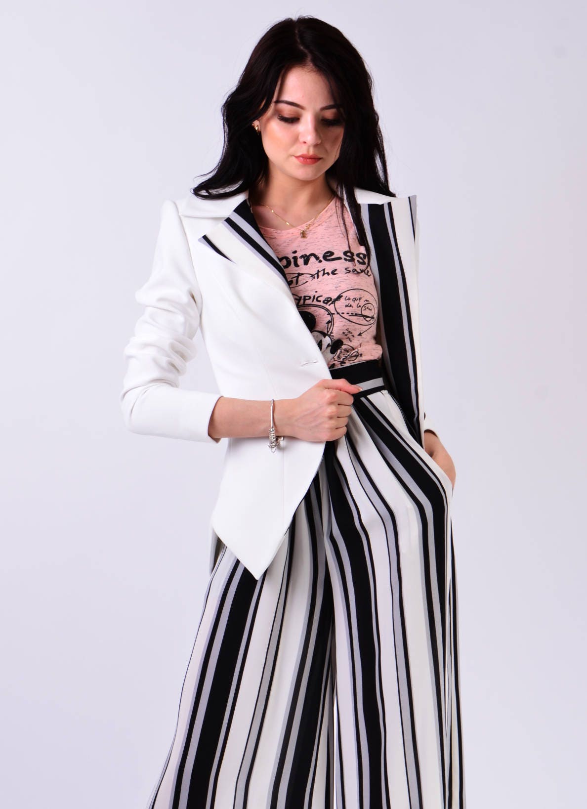 Wide Large Pants, Loose Fit Long Trousers, for Ladies | John 2 - Etsy