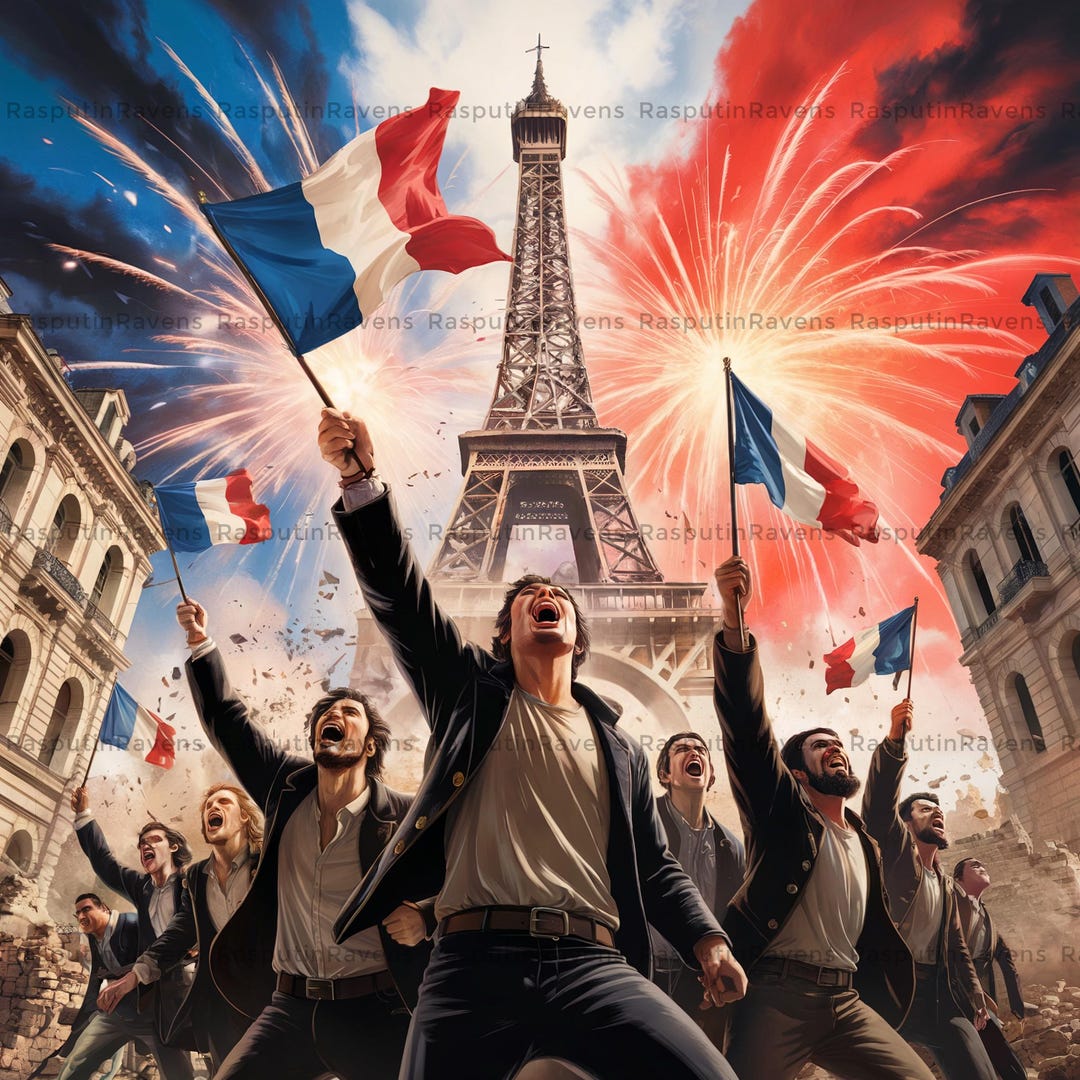 Bastille Day Celebration Wall Art – French Flags, Eiffel Tower ...