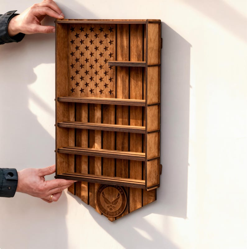 Military Coin Wall Display Case, Challenge Coin Display, Military Coin ...