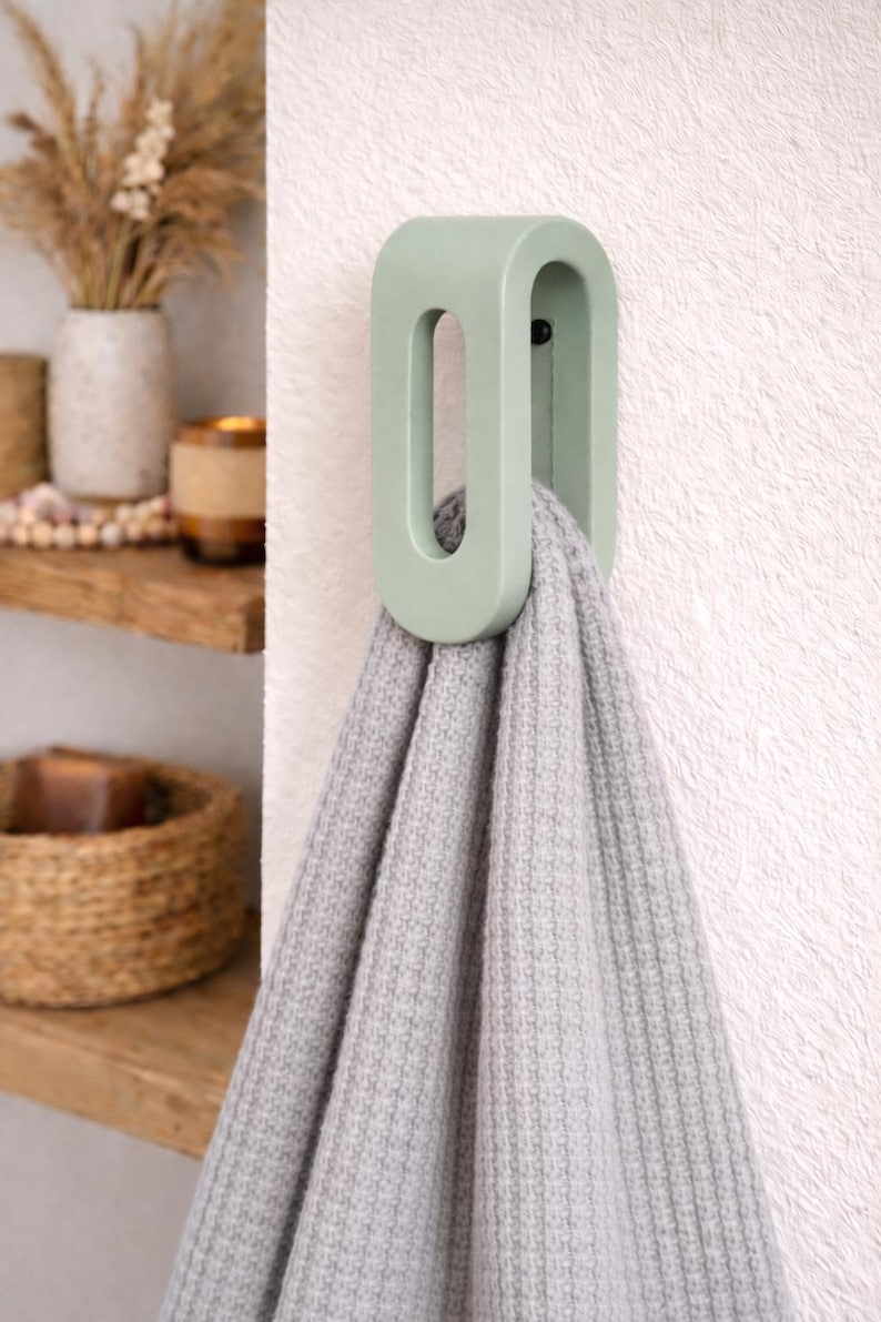 Self-adjusting Gravity Hook | 3D Printed PLA Towel, Bag, Key Holder ...