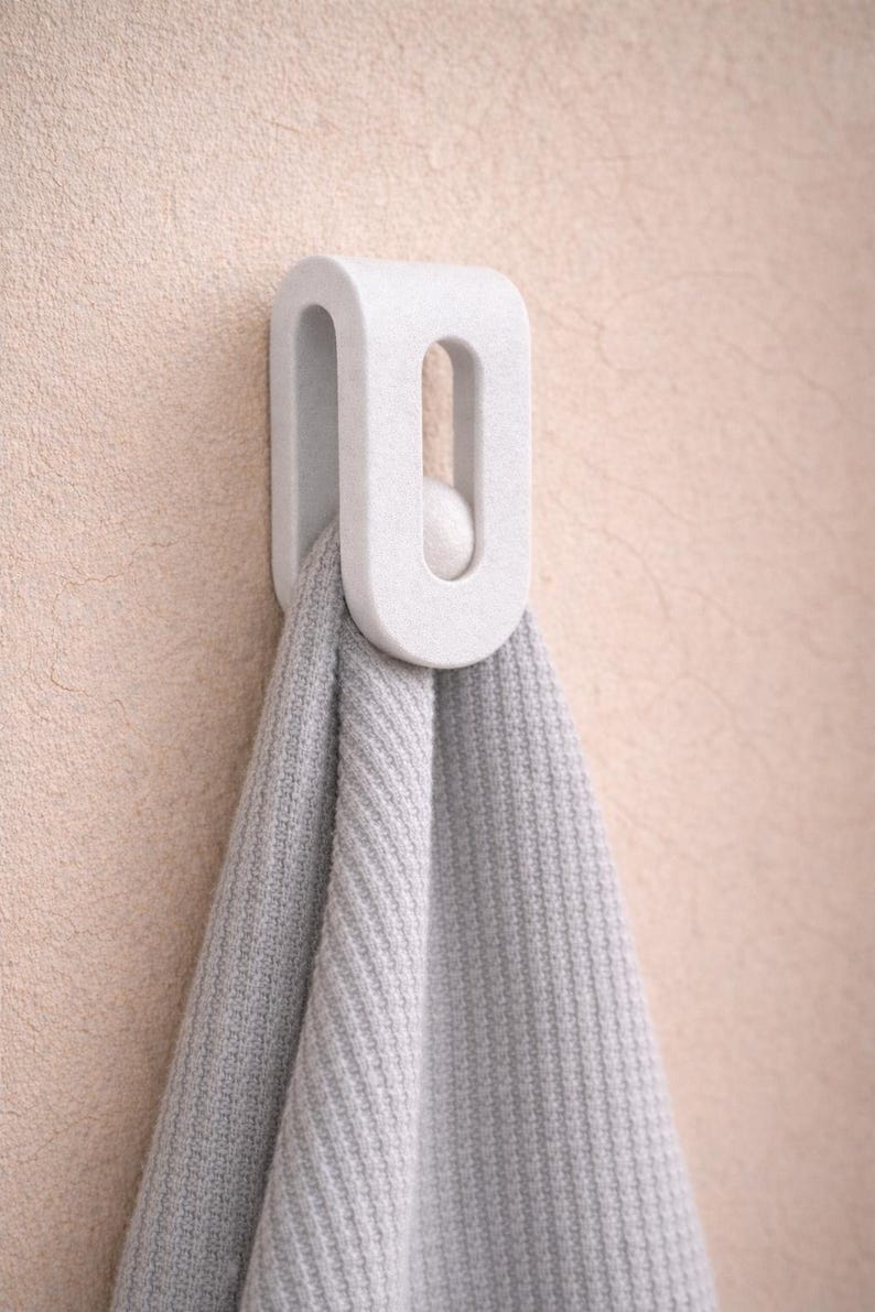 Self-adjusting Gravity Hook | 3D Printed PLA Towel, Bag, Key Holder ...