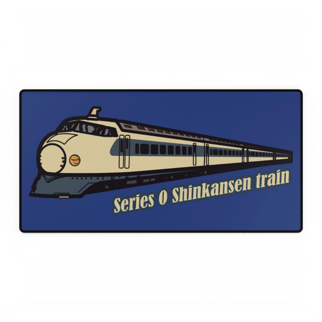 Japan Vintage Train Desk Mat, Ergonomic Office Decor, Train Lover Gift ...