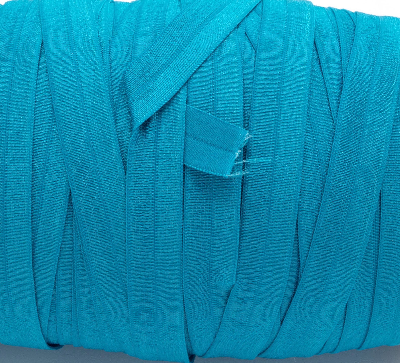 5/8 Fold Over Elastic Tornado Blue Elastic by the YARD FOE - Etsy