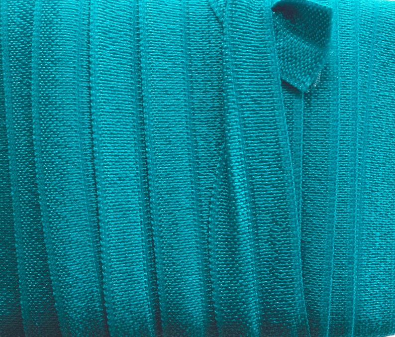 5/8 Fold Over Elastic Tornado Blue Elastic by the YARD FOE - Etsy