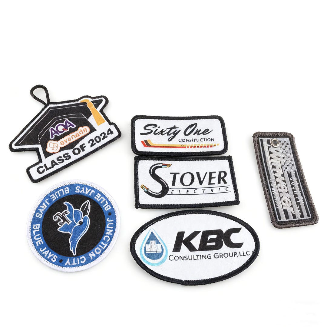 Custom Embroidered Logo Patches: Iron On, Sew On, Personalized - Etsy