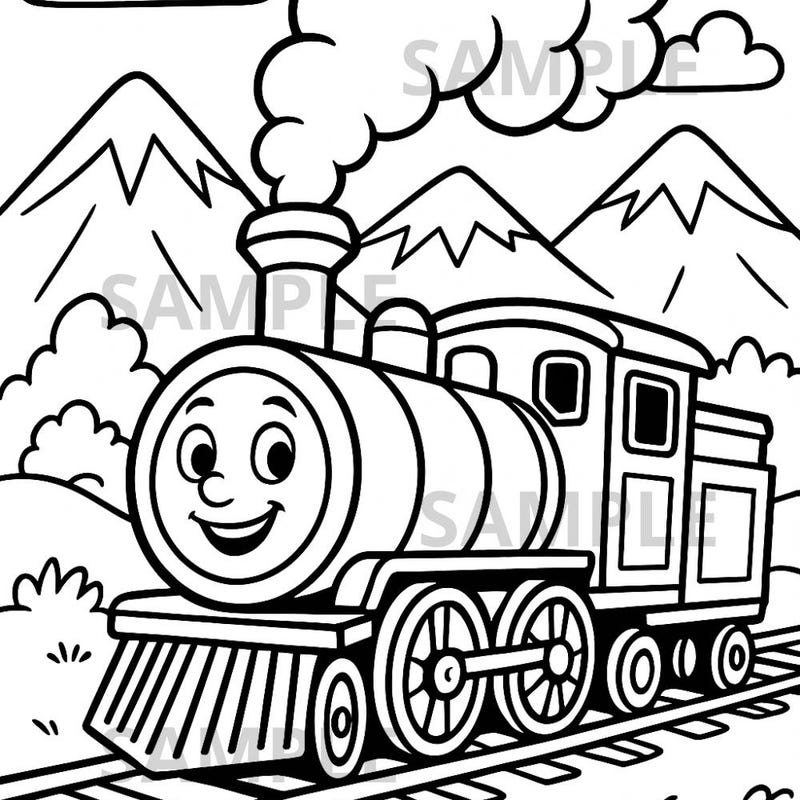 Train Drawing Activity - Etsy UK