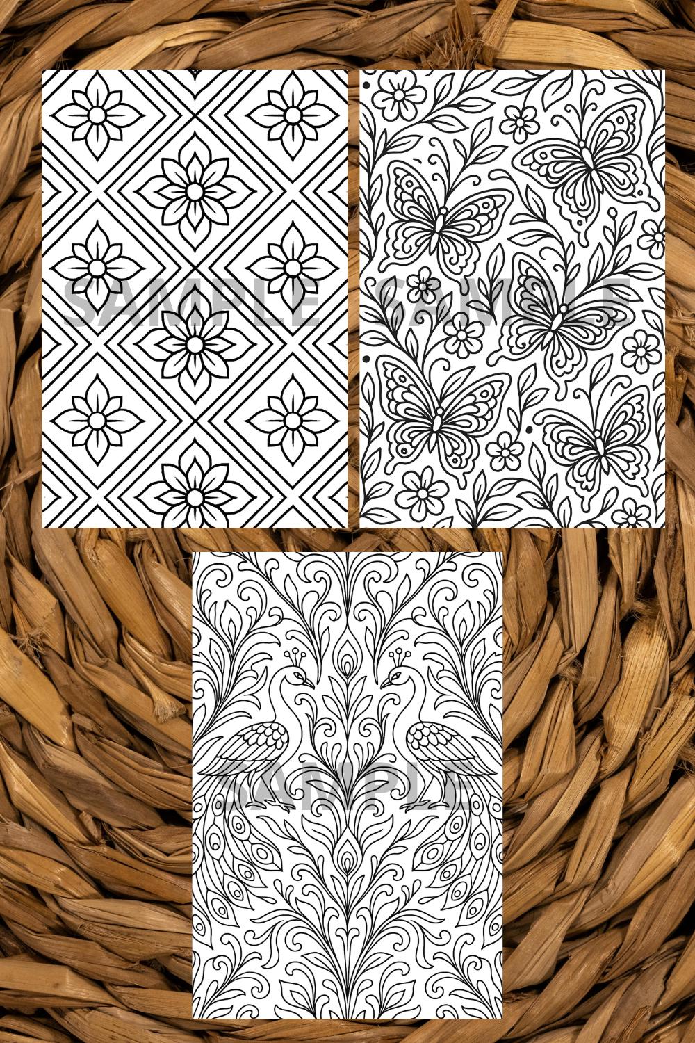 Indonesian Batik Coloring Pages Printable, 24 Traditional Motif Designs ...