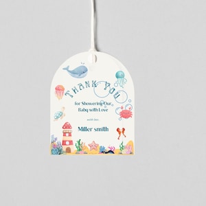Editable Baby Gift Tag Template – Canva Printable | 2 Design Options ...