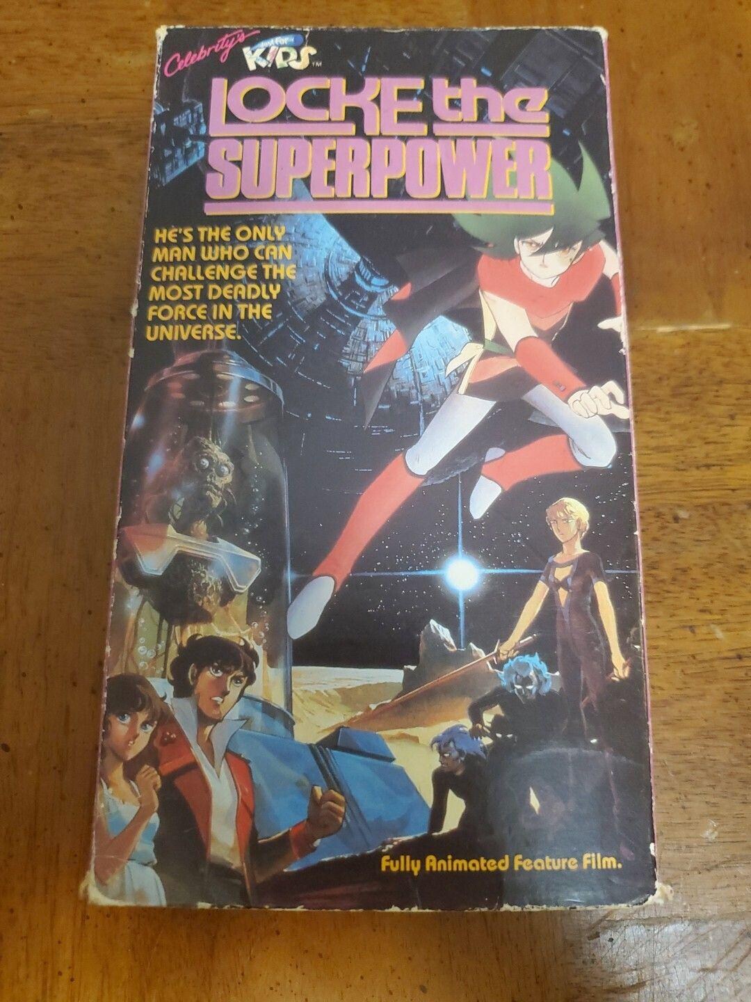 Locke the Superpower Superman Anime VHS Celebrity's Just for Kids Movie ...