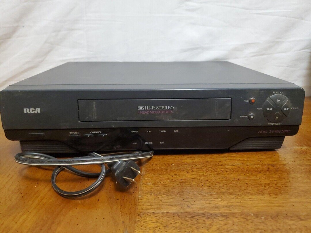RCA Home Theater VHS Hi-fi Stereo 4 Head Video System VR601HF No Remote ...