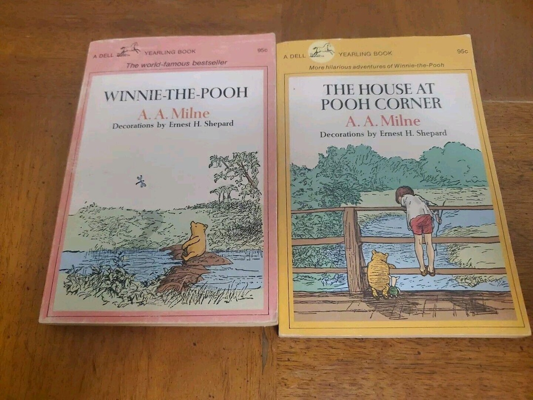 The House at Pooh Corner & Winnie the Pooh by A.A. Milne (vintage ...