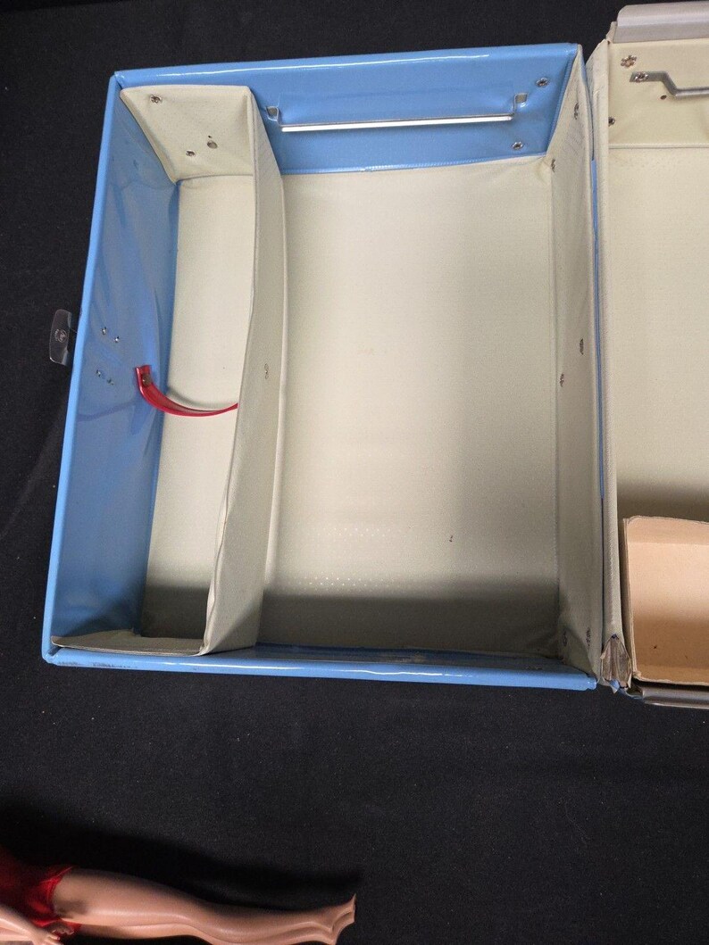 Barbie Doll Carrying Case Wardrobe Trunk Box 1960s Mattel EMPTY 1963 ...
