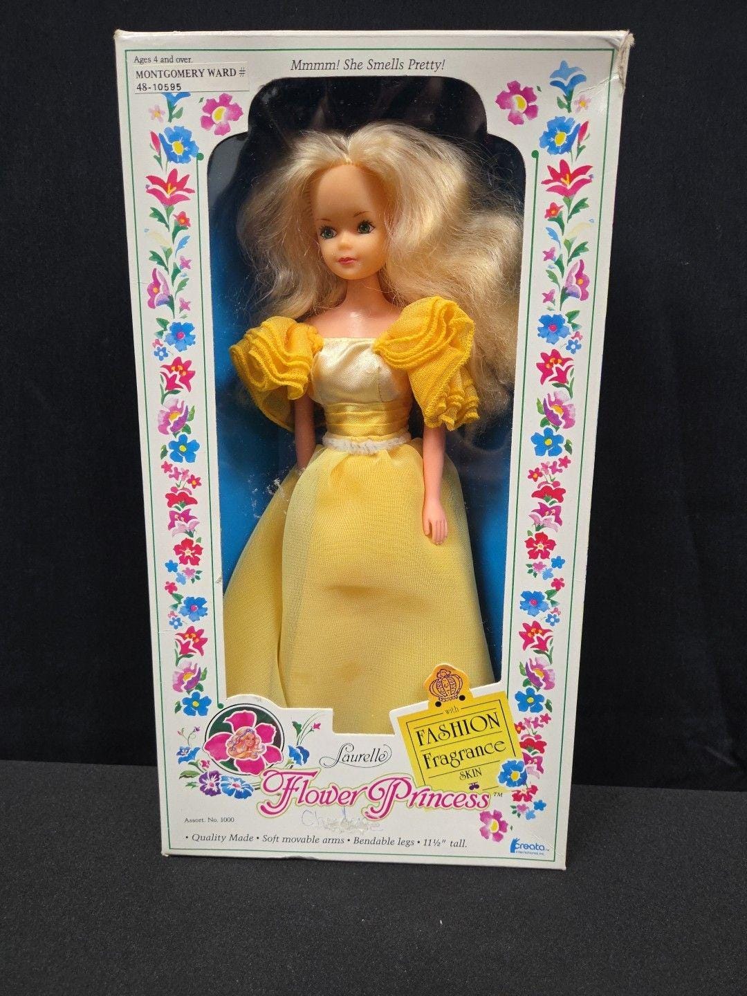 Princess Leeanna Flower Princess Frosted Hair Fashion Doll Creata ...