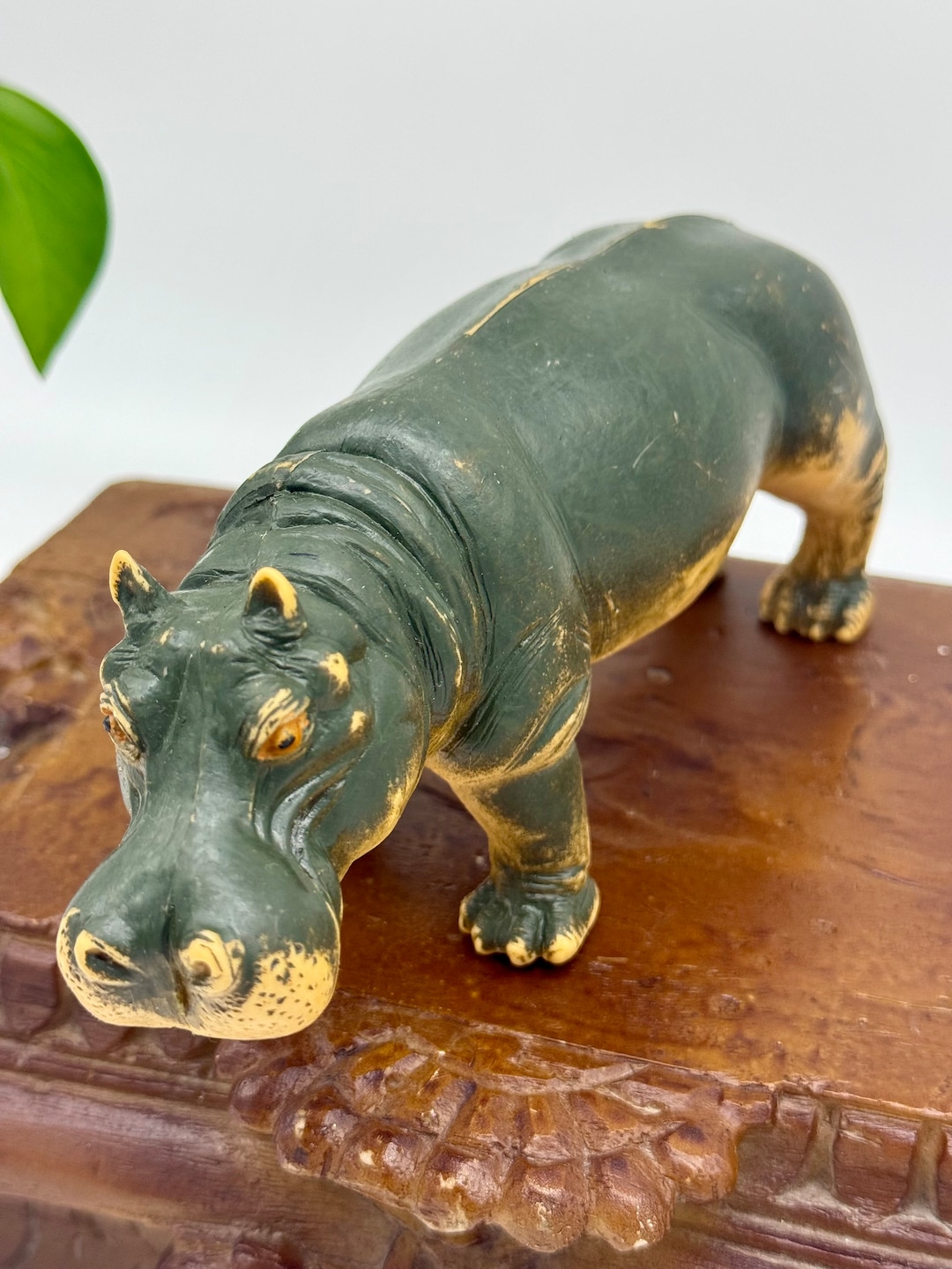 1990s Vintage Grey Rubber Hippo Kids Childrens Toy Zoo Figurine - Etsy