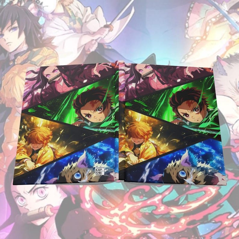 Demon Slayer Characters Tanjiro Kamado Hardcover Journal Anime Merch ...