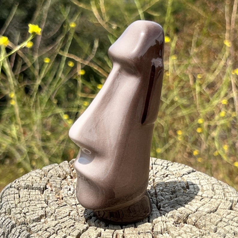 Moai Ceramic Pipe - Handmade Smoking Accessories - Etsy