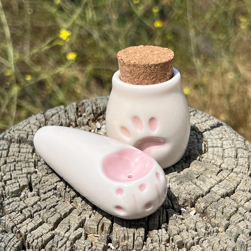 Stash Jar With Lid Cute - Etsy