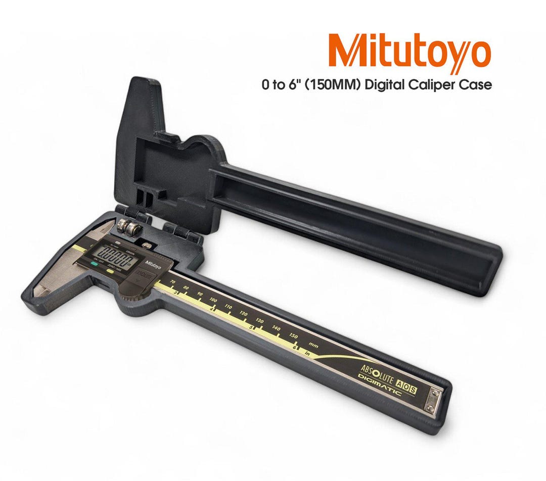 Digital Caliper Case for Mitutoyo 6" 150mm CD15-APX | CD-6 ASX Carbon ...