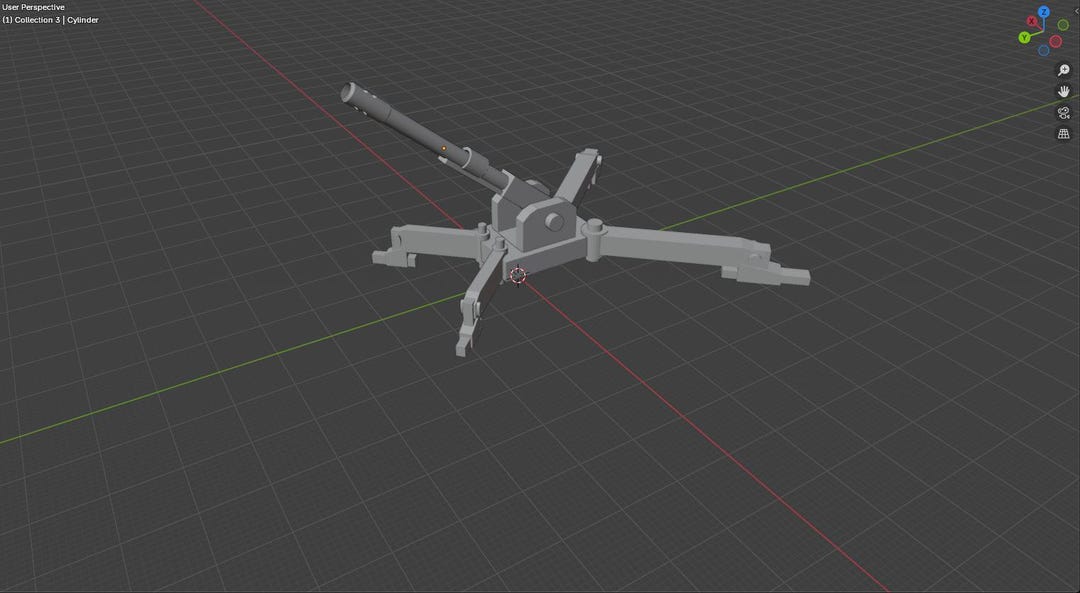 Long Tom Artillery Piece Stl. File for 3d Printing - Etsy