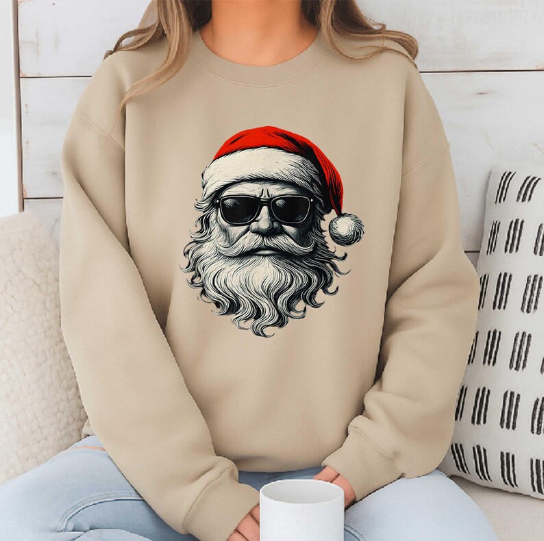 Detailed Santa Sketch PNG | Realistic Santa Beard Christmas Line Art ...