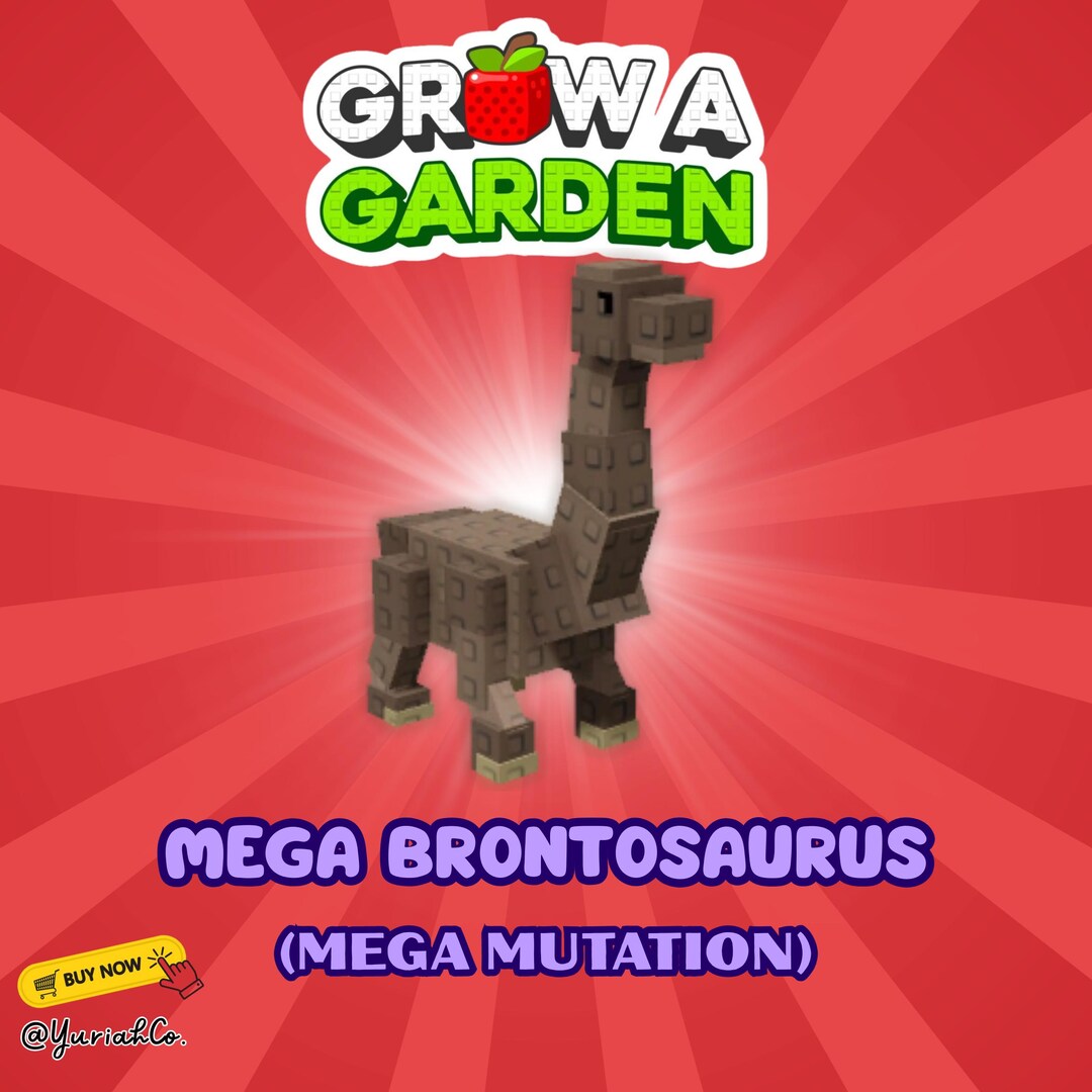 Grow a Garden | Mega Brontosaurus | (mega Mutation Pet) - All Pets ...