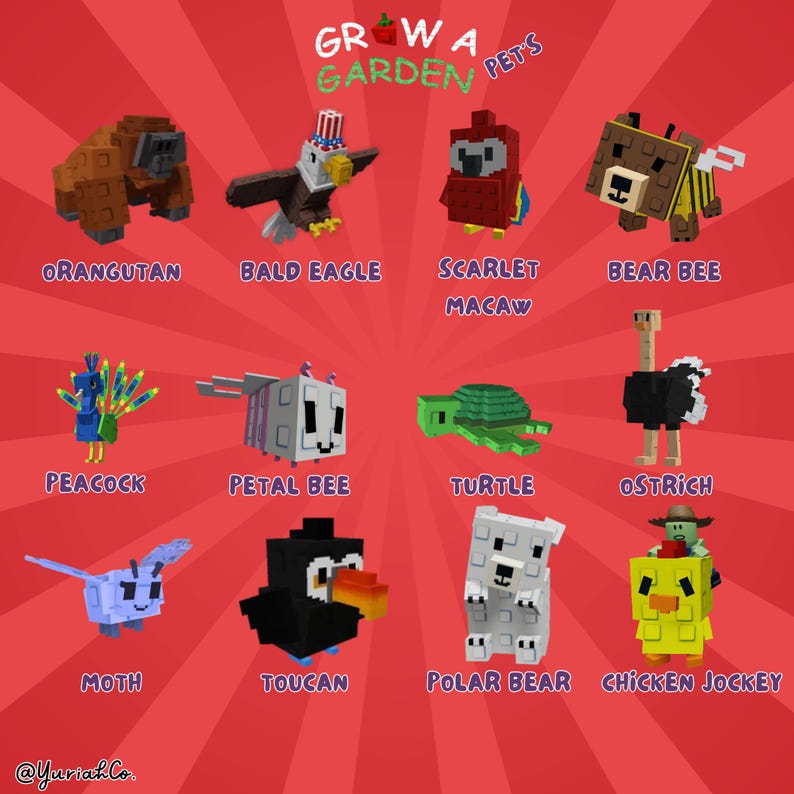 Grow a Garden | Golem (mythical) | (pet) - All Pets Available - Etsy