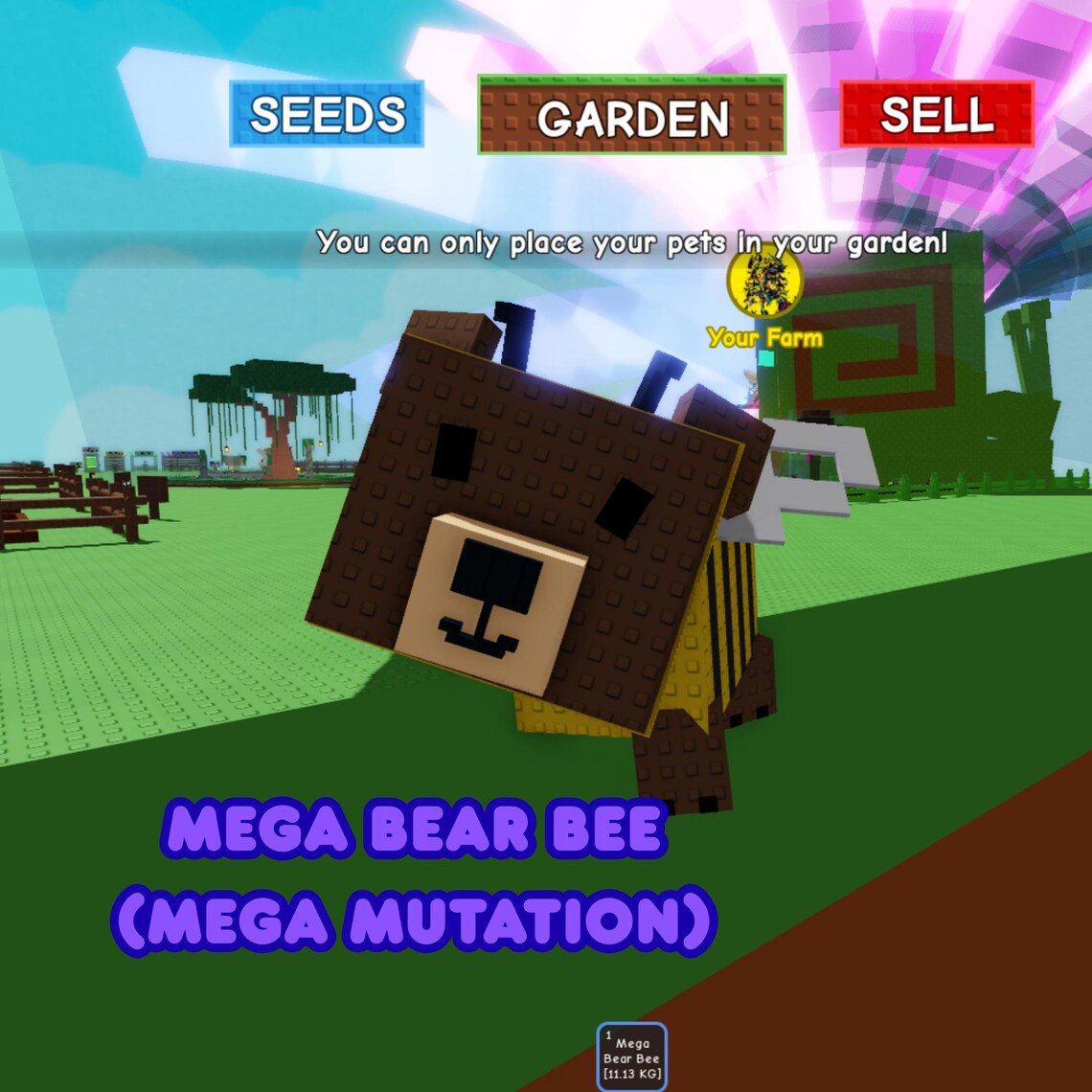 Grow a Garden | Mega Bear Bee | (mega Mutation Pet) - All Pets ...