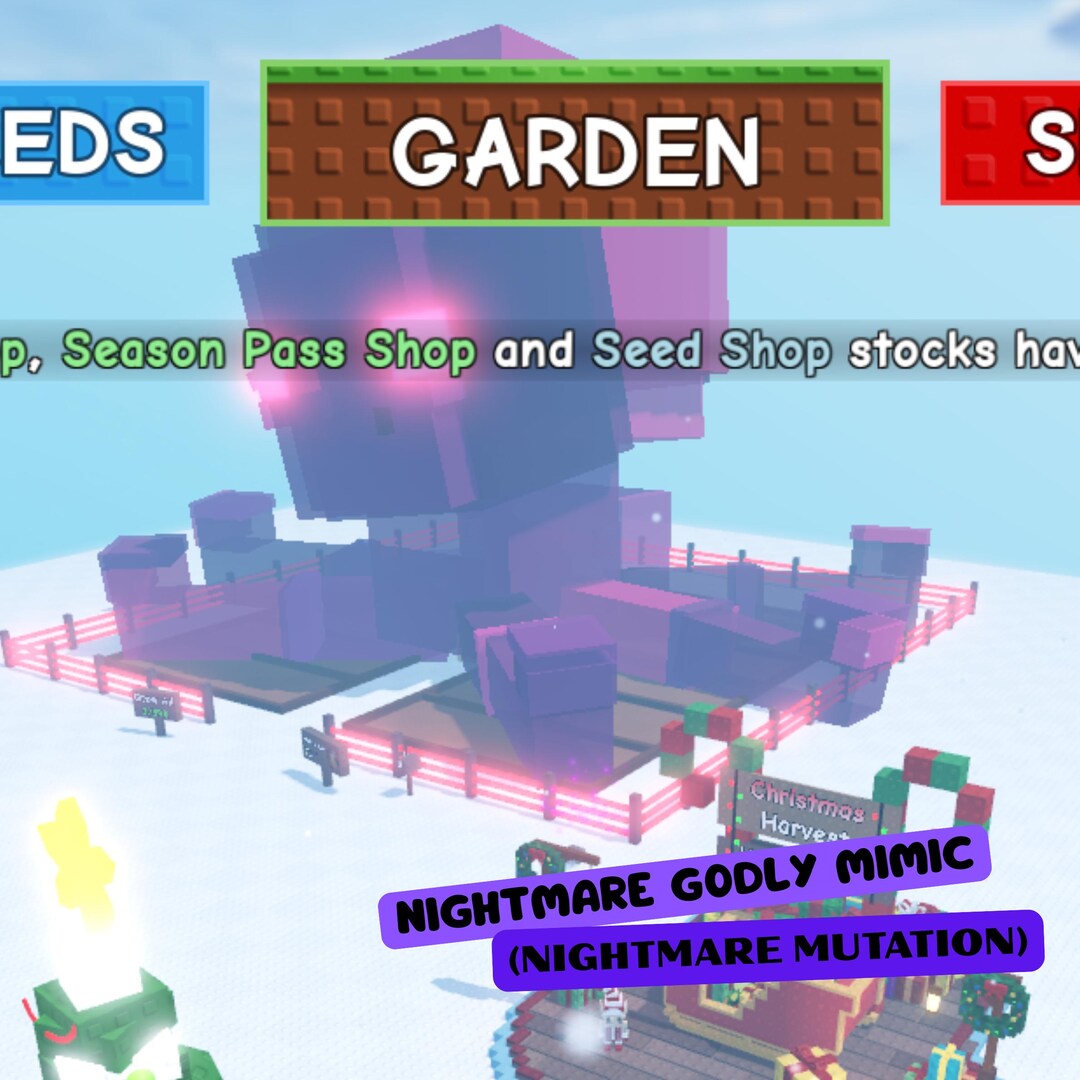 Grow a Garden | Nightmare Semi Colossal Mimic | (no Toy) (nightmare ...