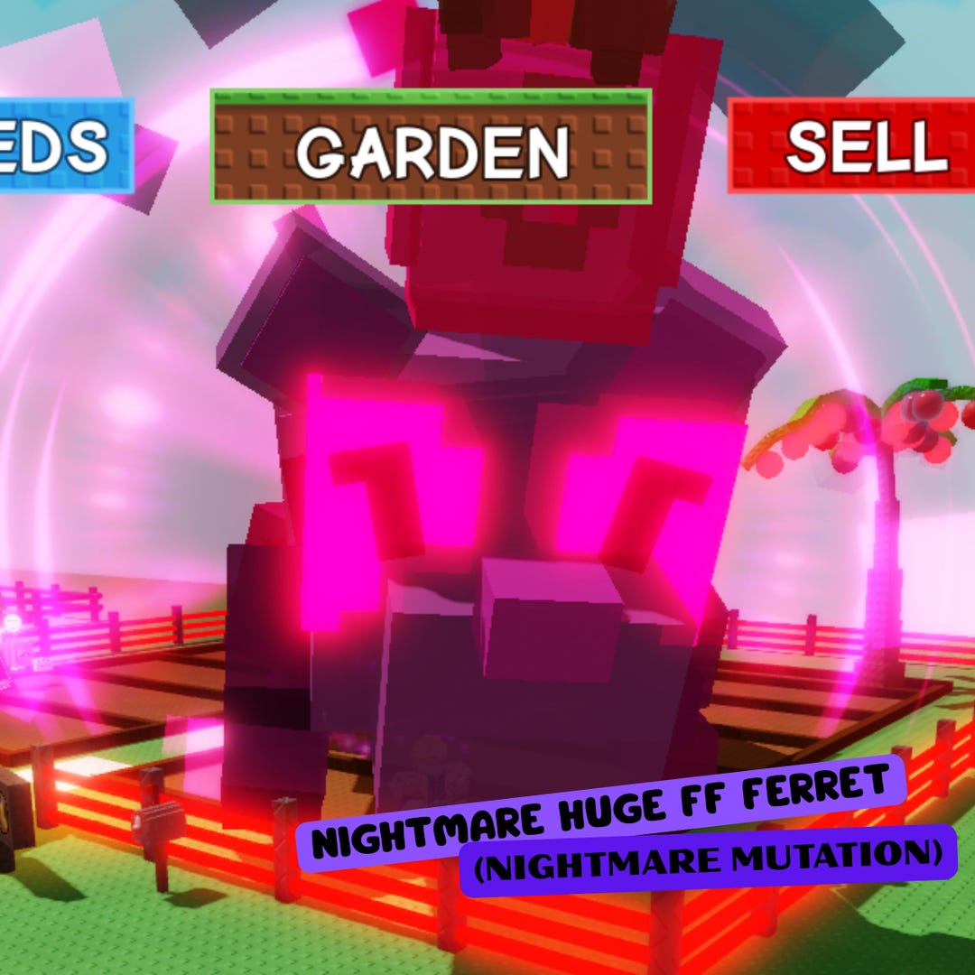 Grow a Garden | Nightmare Huge French Fry Ferret (FFF) | (nightmare ...