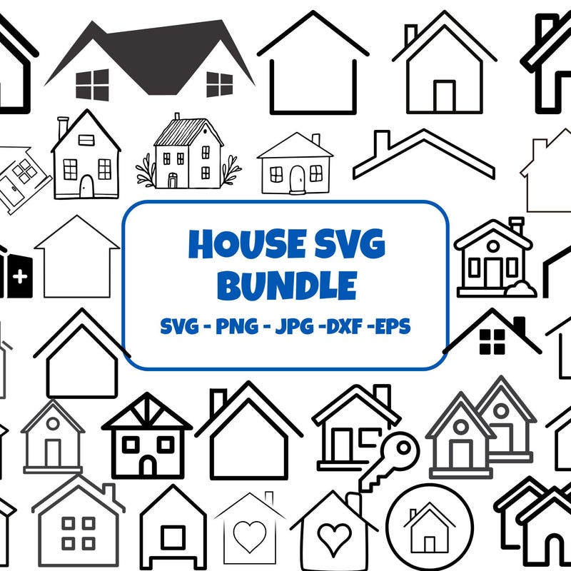 House Svg - Etsy