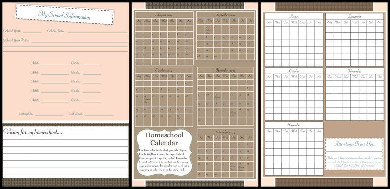 Digital Printable Homeschool and Life Planner - Etsy