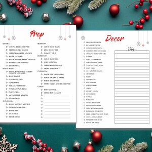 Christmas Planner Printable Holiday Planner Christmas Shopping List ...