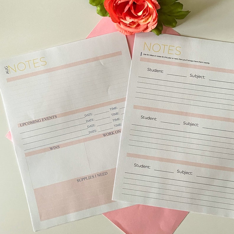 2021 Homeschool Weekly Planner Printable Digital Homeschool ...