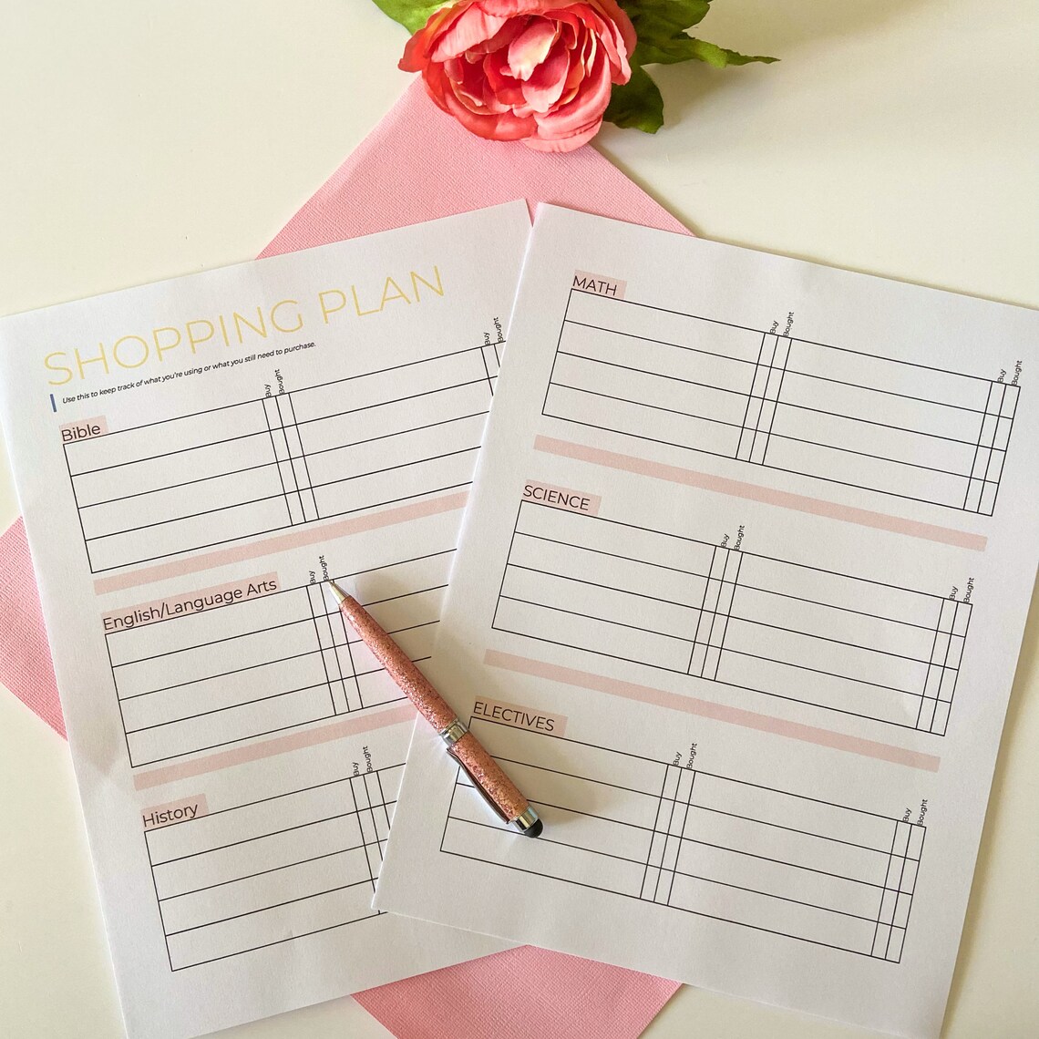 2021 Homeschool Weekly Planner Printable Digital Homeschool ...