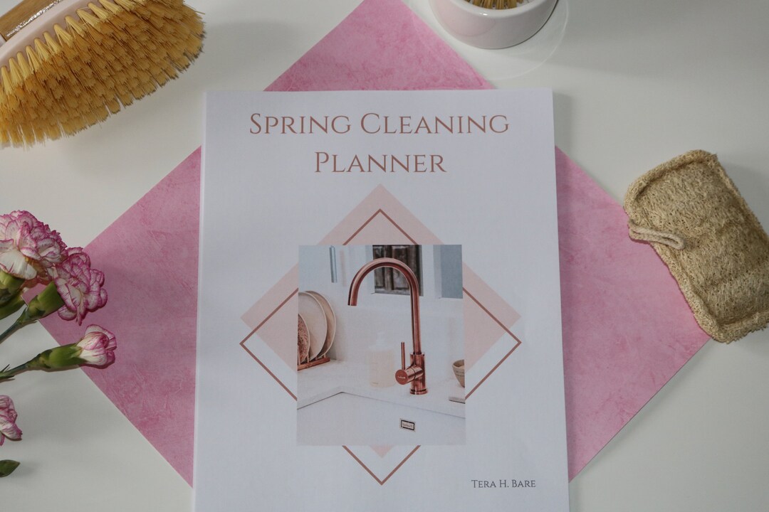 Spring Cleaning Checklist Planner for Deep Cleaning Printable - Etsy