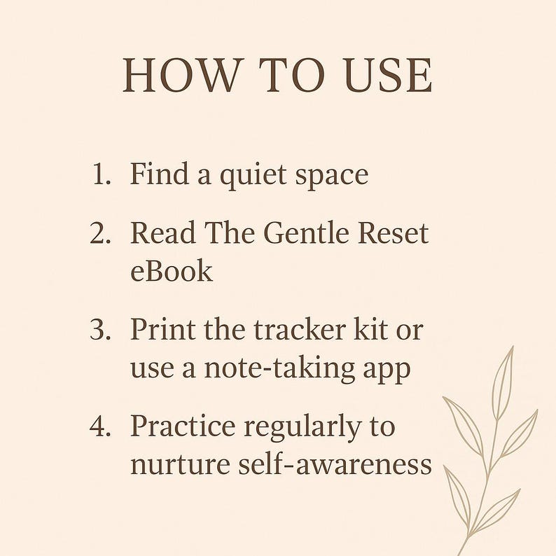 Mood Bloom - Gentle Mood Tracker Printable - Etsy