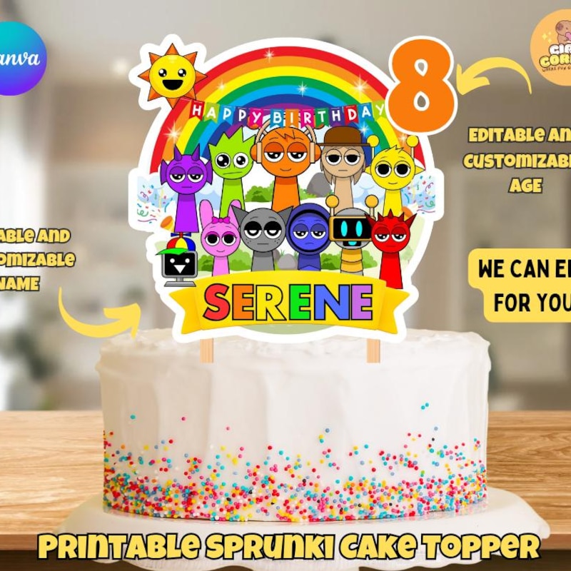 Sprunki Paper Craft - Etsy