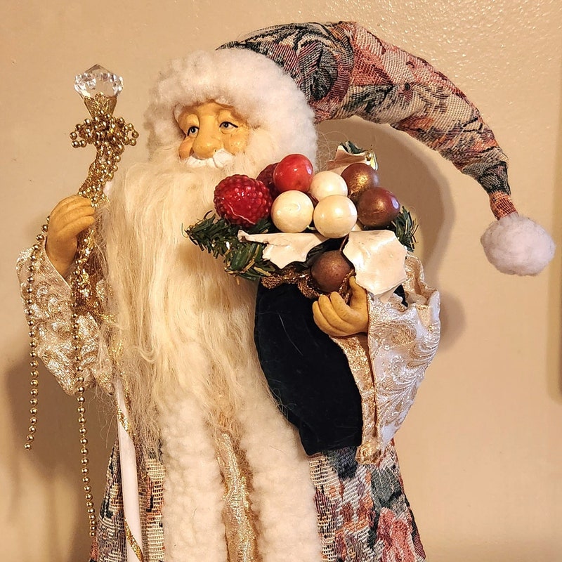 Santa Tree Topper - Etsy